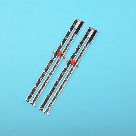 AlwaysH Pieces Sewing Gauge Metal Sliding Gauge Sewing Measuring Tool ...