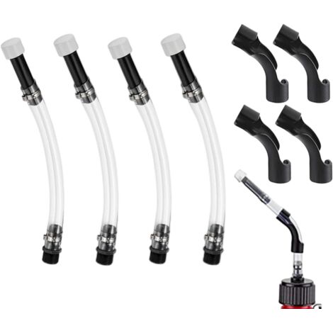 AlwaysH Pieces 14" Racing Fuel Filler Hose, Flexible Fuel Filler Hose ...