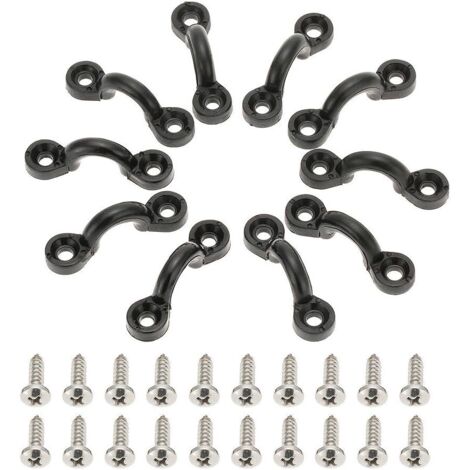 AlwaysH 10 Pieces Kayak Handle Buckle,Kayak Pad Eye Kit,Kayak Rail ...