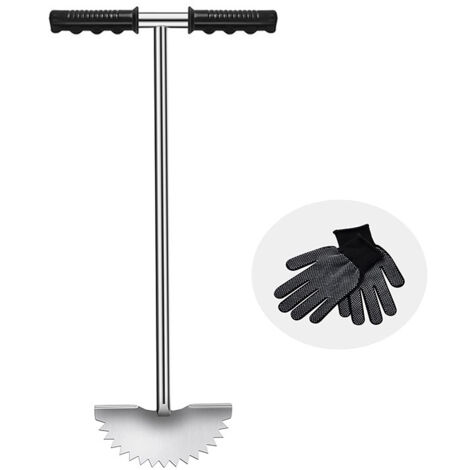 AlwaysH Lawn Tool, 37 Inch Stainless Steel Manual Lawn Edger, Hand ...