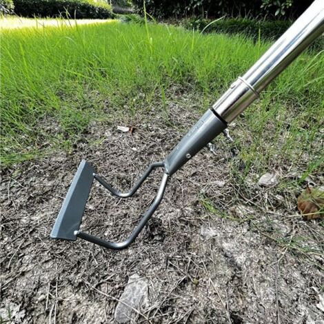 AlwaysH Iron Rake for Gardening and Weeding, Heavy Duty Iron Weeding ...