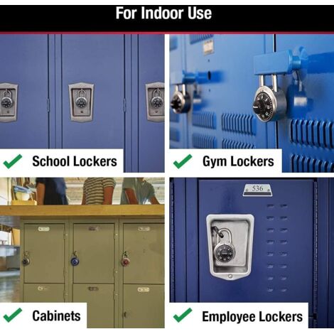 AlwaysH Combination Lock, Waterproof Metal and Plated Steel Combination ...