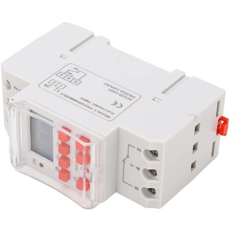 AlwaysH Electric Water Heater Timer Switch, Digital Timer Switch 30A LCD Display 1 Second Timer ...