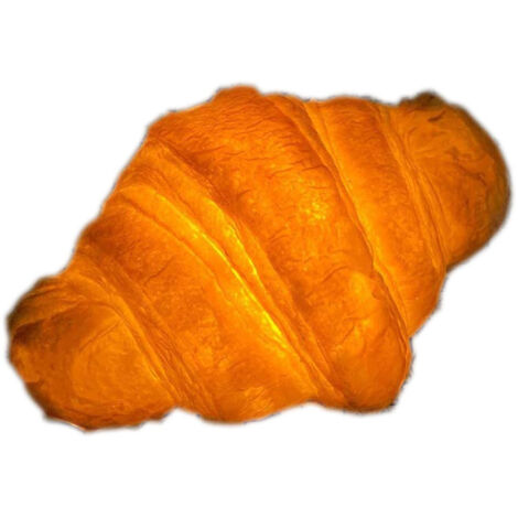 Croissant Night Light Lampe à LED décorative en forme de pain à piles ...