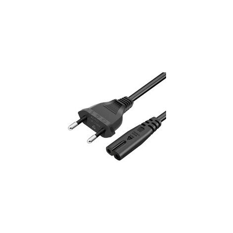 Câble d'alimentation 1.5 Mètres 2 Broches Euro Fiche Cordon d ...