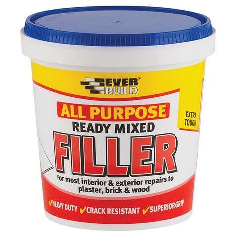 Everbuild RMFILL1 All Purpose Ready Mixed Filler 1kg EVBRMFILL1