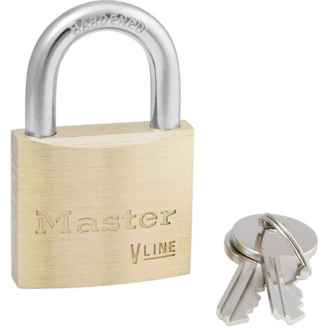 Master Lock 4140KA-4232 V Line Brass 40mm Padlock - Keyed Alike 4232 ...