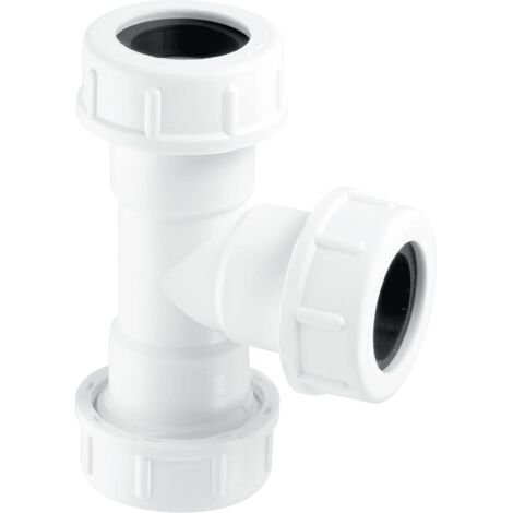 McAlpine R3M 0.75" x 3m length HDPE White Overflow Pipe