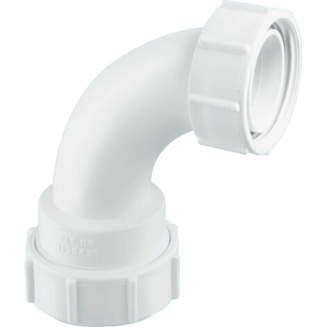 McAlpine Multifit 90 Degree Bend 1.25'' x BSP Loose Swivel Nut S5M