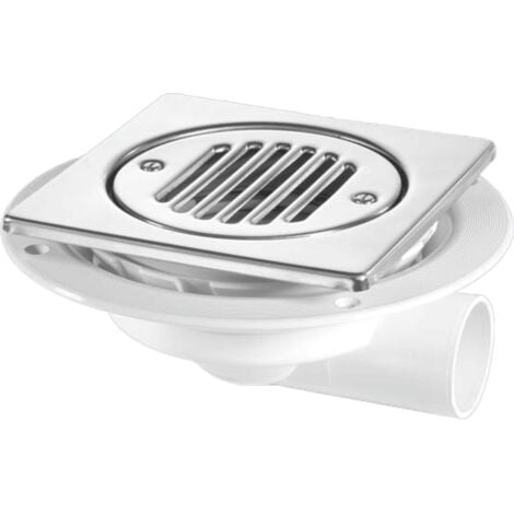 McAlpine USG3T6SS Untrapped Gully. Tile/Grating with removable Grid, 1½ ...