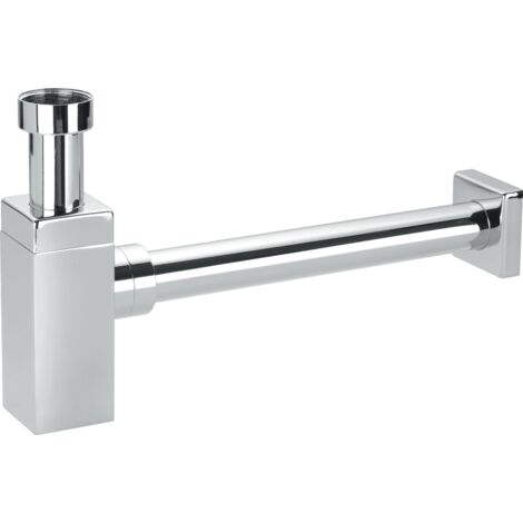 McAlpine CA32SQUK-CB Chrome Plated Brass Basin Kit with Square Bottle Trap