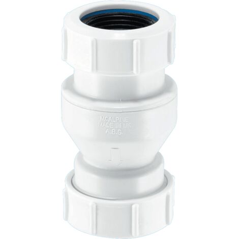 McAlpine In Line Vertical Non Return Valve with Inlet & Outlet ...