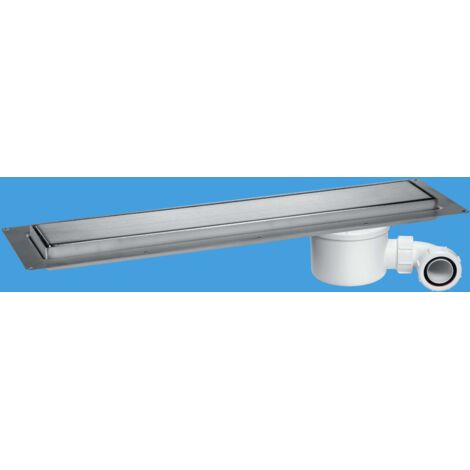 McAlpine CD1200-B Brushed Stainless Steel Standard Channel Drain - 1148mm