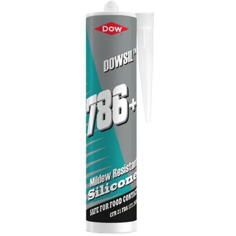 Dowsil 786+ Silicone Sealant White 310C for Bathrooms