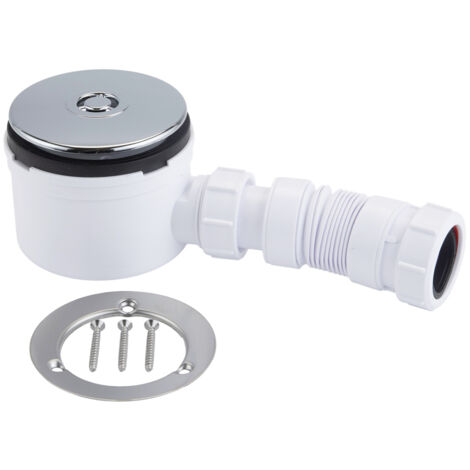 McAlpine 3 Pin Shower Trap with Flex Adaptor - Chrome