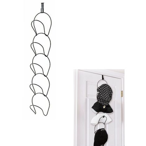 Porte-Chapeaux 5 Anneaux Métal Porte-Casquettes Multicouche Porte ...