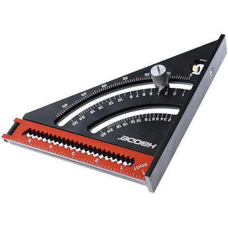 Equerre Menuisier Metal Aluminium Règle de Triangle Pliante Équerre ...