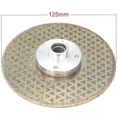 Disque Diamanté à Tronçonner et à Meuler 125 mm x M14 Lame de Scie ...