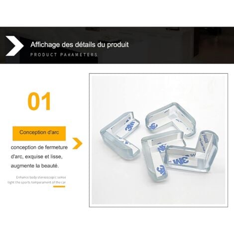 12 Pièces Coin de Table Protection Bebe, Protections D'angles ...