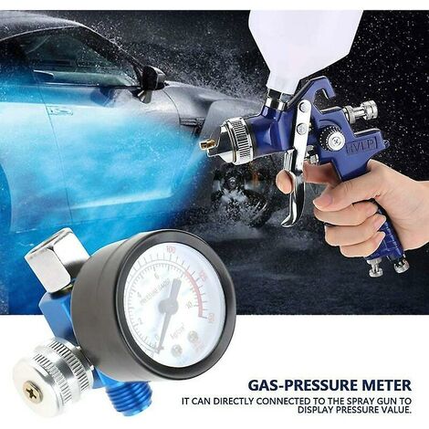 Paint Gun Pressure Gauge Air Compressor with Pressure Gauge - Paint Gun ...