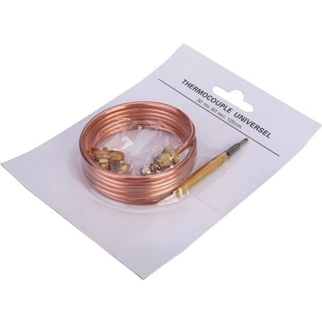 Kit thermocouple universel à gaz avec 5 raccords 120 cm
