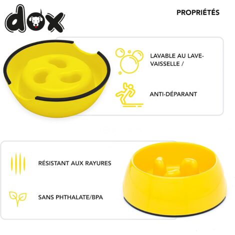 Gamelle Anti Glouton pour Chien, Antidérapante Nombreuses Couleurs ...