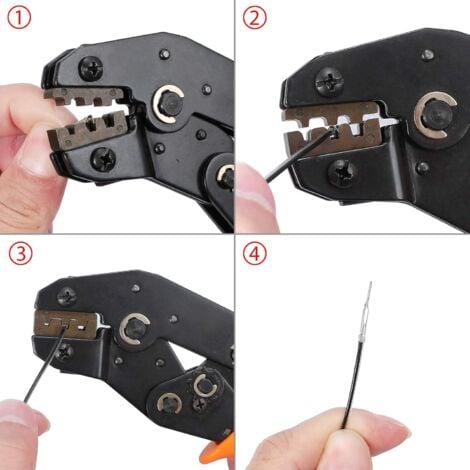Pince à Sertir Dupont Kit de Outils de Sertissage avec 1550 PCS Dupont Mâle/Femelle Connecteur à ...