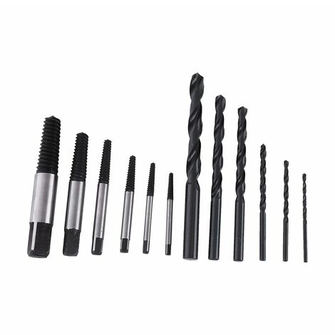 Extracteur de vis cassée Jeu de forets 6 pièces Écrou endommagé Vis ...