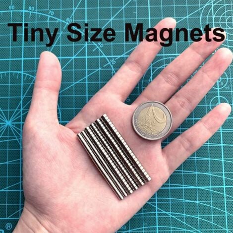 200 Mini Aimants - Petits Aimants Ronds - 100pcs 3X1mm, 50pcs 4x2mm ...