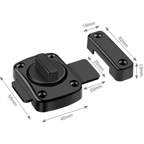 Loquet verrou de porte de salle de bain de fenêtre de cabinet pivotant ...