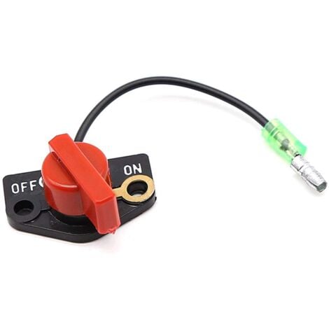 Interrupteur d'arrêt pour moteur de tondeuse à gazon, coupe-bordure ...