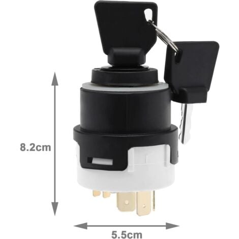 Interrupteur à Clé de Démarrage à 9 Broches avec 2 Clés 701/80184 50988 ...