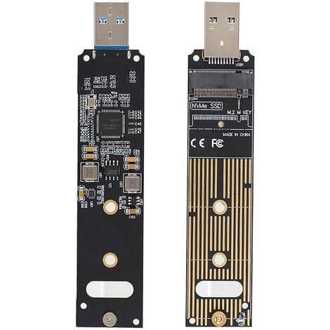 TONYSA Adaptateur SSD vers USB, Carte Adaptateur M.2 NVME SSD vers USB, Carte Convertisseur de ...