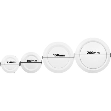 TONYSA Couvercle de Conduit, Cache Vmc Plafond Conduit 70, Vmc 100 ...