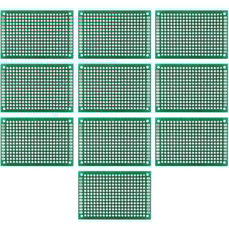 TONYSA 10 Pcs Panneau de Carte PCB 4 x 6cm PCB Panneau De Prototype ...
