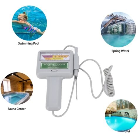 TONYSA Ph Tester Swimming Pool Checker Kit Water Quality Monitor Pc101 ...