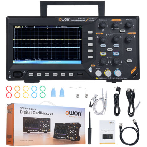 TONYSA Oscilloscope numérique, générateur de signaux de fonction, bande ...