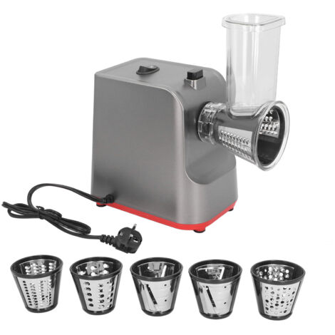 TONYSA Râpe à fromage électrique 5 en 1 250 W 1 bouton de commande Râpe ...