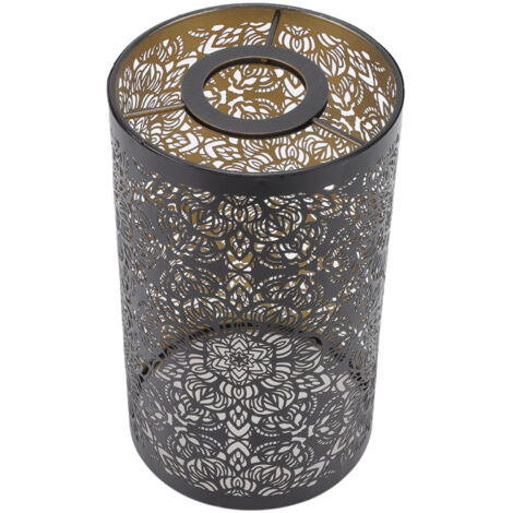 TONYSA Lampe à tensée carvure creuse en métal motif circulaire ...