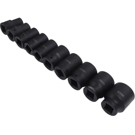 TONYSA 10pcs Set 1in Drive Socket à impact profond lourd avec boîte de ...