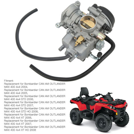 Kit carburateur ATV pour Bombardier Outlander Max 400 4x4 2004-2008 ...