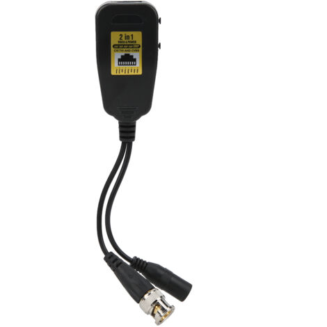 TONYSA 4pcs HD Video Transmetteur Anti Thunder Power Balun RJ45 ...