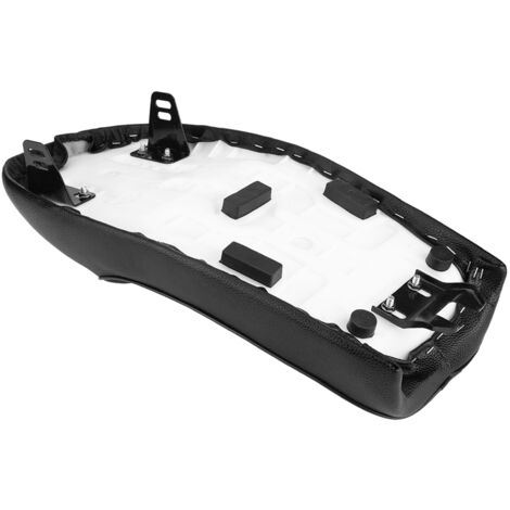 TONYSA Coussin de selle en cuir PU noir pour moto, Vintage, bosse ...