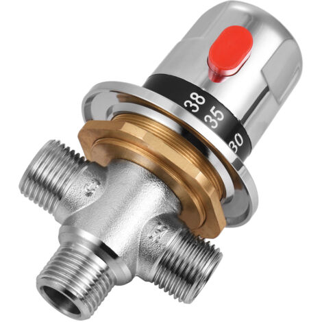 TONYSA Vanne de contrôle thermostatique de la température, mélangeur de ...