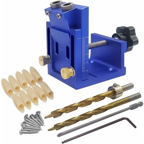 Outil de forage, gabarit de perçage avec 2 forets de 9 mm et 10 vis M4 ...
