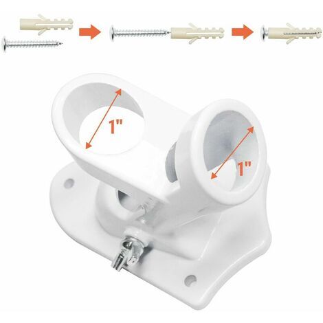 Support de mât de Drapeau Réglable Porte-Drapeau Base De Mât De Drapeau ...