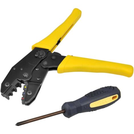 Pince Sertir Cosse Électrique: 5 en 1 Pince à Sertir Cosses Électriques Embout de Cable Kit ...