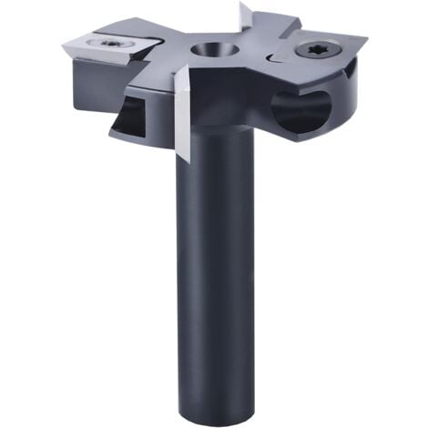 Fraise à Surfacer 12 mm Tige 45 mm Diamètre de Coupe avec 2+2 Inserts ...