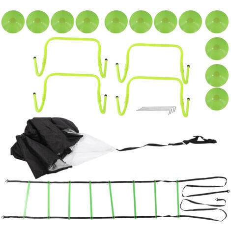 Agrès Speed & Agility Training Set Echelle de Coordination, Kit d'entraînement Comprend 1 ...
