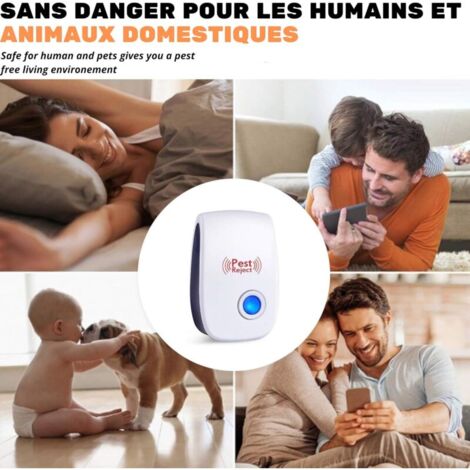 Répulsif Ultrason Souris et Rat - Prise à Double Fréquences ...